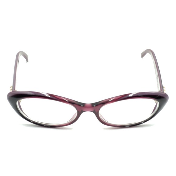 Gucci | Accessories | Gucci Gg 355 Wol Plum Purple Cat Eye Crystal ...